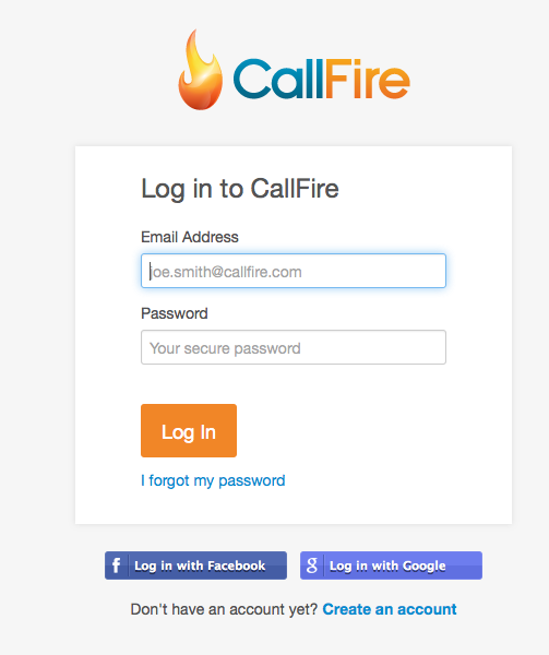 Creating an Account | CallFire